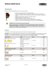QS18VP6FF100Q5 Datasheet PDF | Banner Engineering - AiPCBA