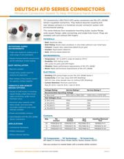 AFD50-22-55SN-1A Datasheet PDF | TE Connectivity - AiPCBA