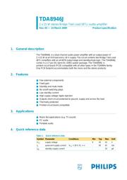 TDA8946J Datasheet PDF | Philips - AiPCBA